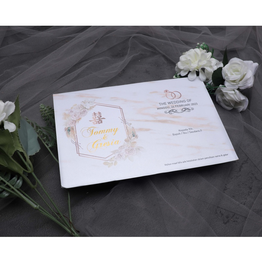 Jual Undangan Hard Cover chainess | Shopee Indonesia