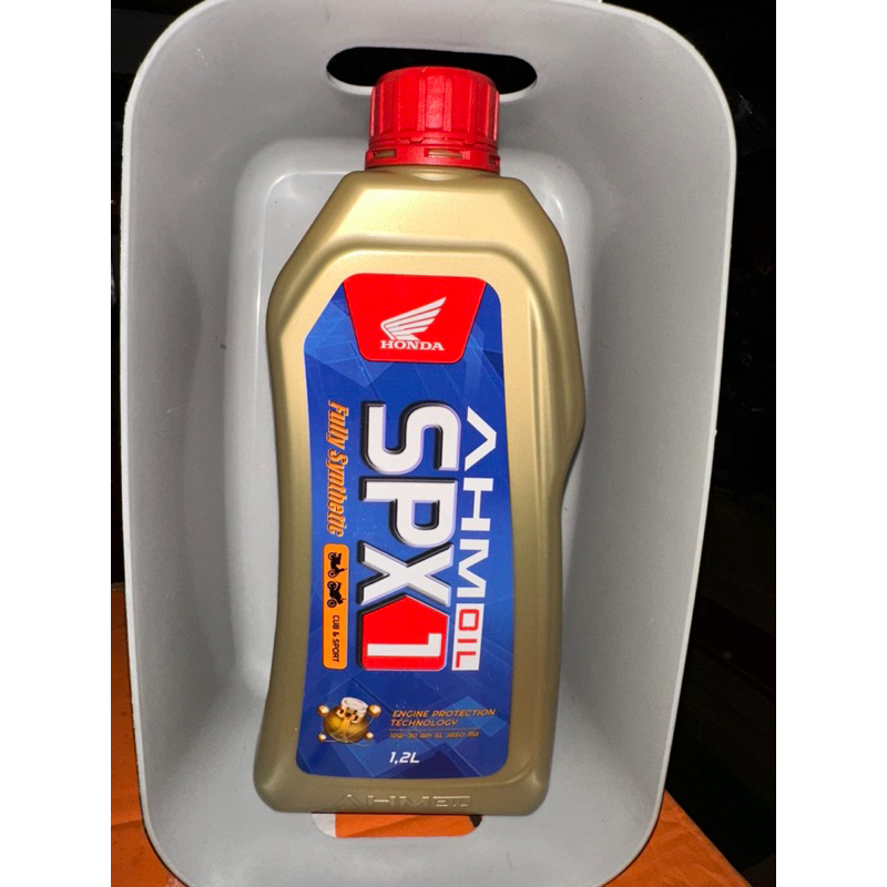 Jual Oli spx1 1200ml Full Synthetic 10W/30 Api SL Cb150LED SupraGTR ...