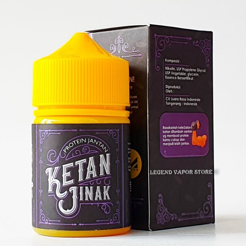 Jual FREEBASE - LIQUID KETAN JINAK Protein Jantan 60ML AUTHENTIC ...