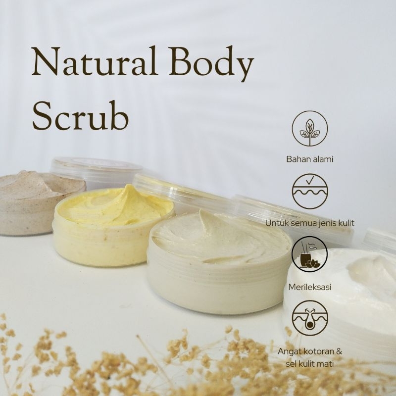 Jual Natural Body Scrub Lulur Mandi 100 gr | Shopee Indonesia