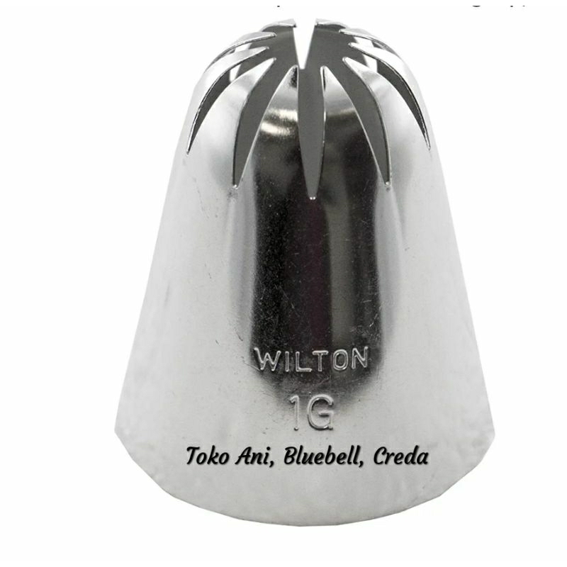 Jual Wilton Extra Large Drop Flower Piping Tip #1G / Wilton spuit bunga ...