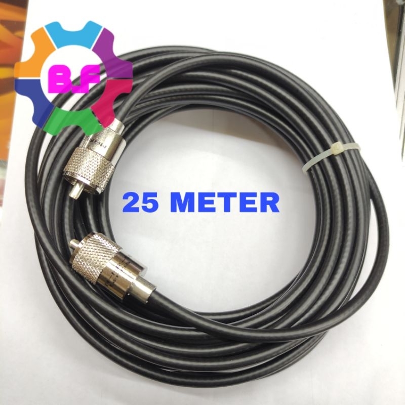Jual KABEL ANTENA RG-58 PANJANG 25 METER KABEL RADIO RIG HT BUAT ANTENA ATAS | Shopee Indonesia