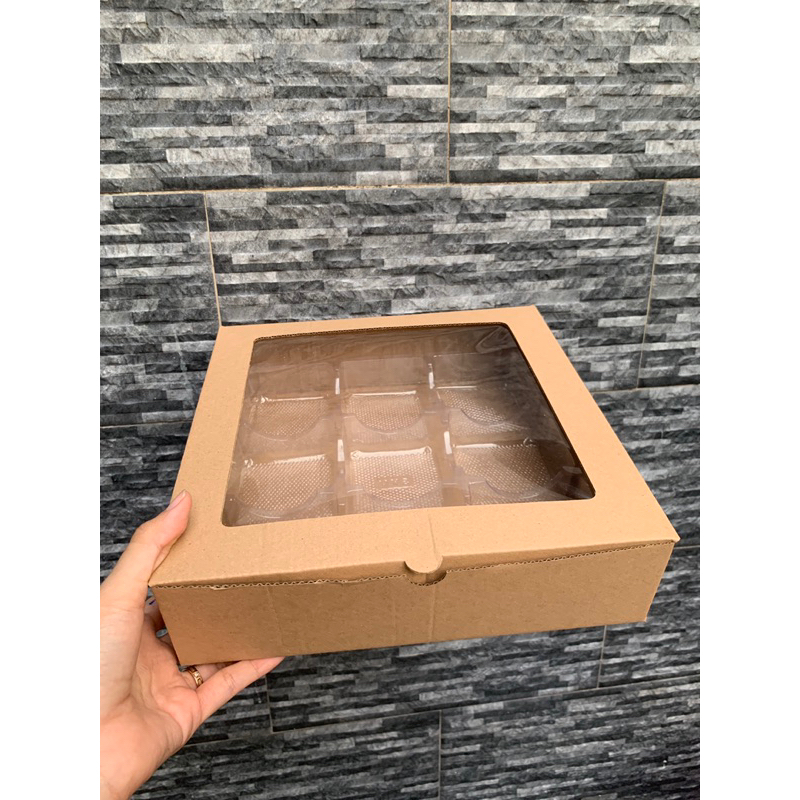 Jual Dus 26x26x7cm kemasan packaging puding mini viral pudding jelly ...