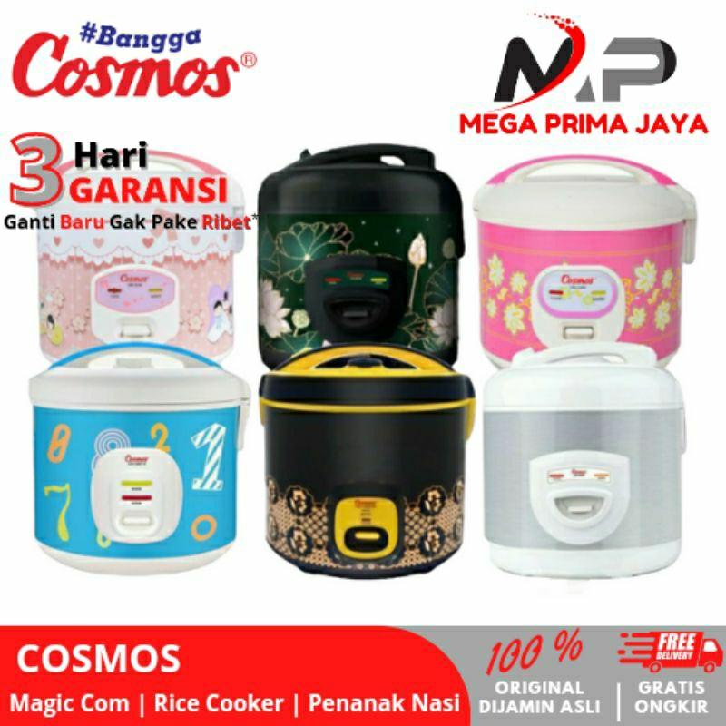 Jual Magic Com Rice Cooker Penanak Nasi Cosmos CRJ 8229 WBS CRJ 5208 ...