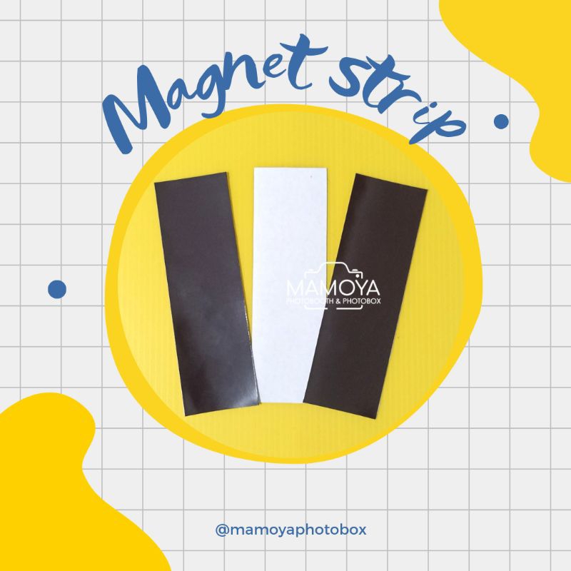 Jual magnet strip / magnet photo / magnet lembaran / magnet polaroid ...