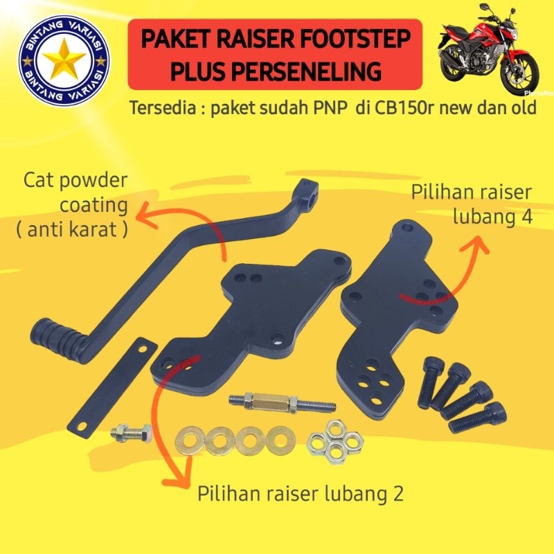 Jual Raiser Footstep Peninggi Footstep New Cb150r Old Cb150 New Cb150 x ...