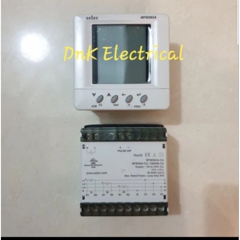 Jual Digital Multifunction Meter 3 Phase LCD SELEC MFM383A-C | Shopee ...