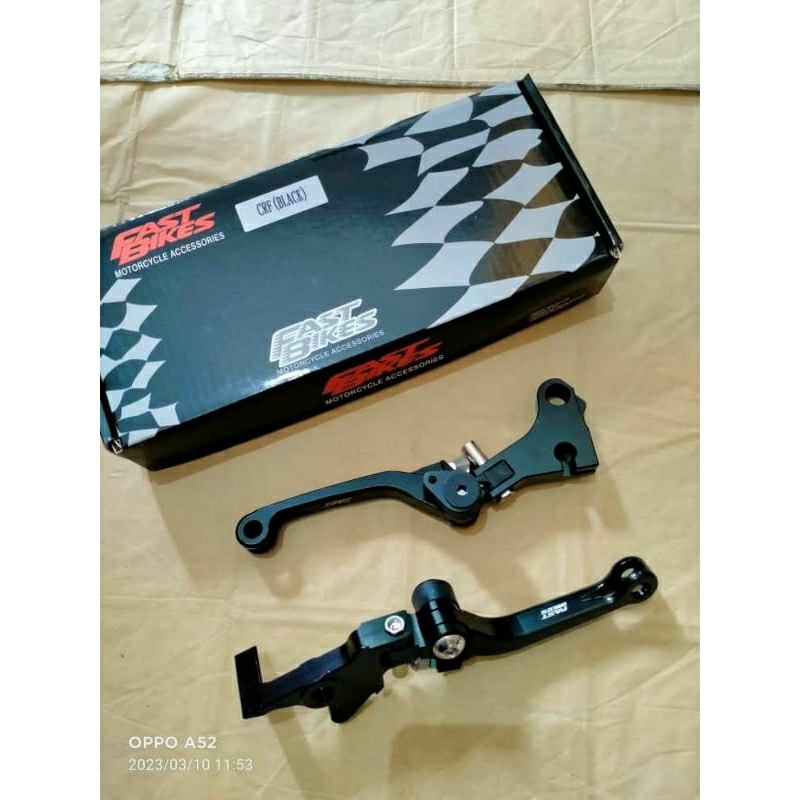 Jual Handle hendel Klx dtracker 150 cnc model tekuk/ lipat cnc | Shopee ...