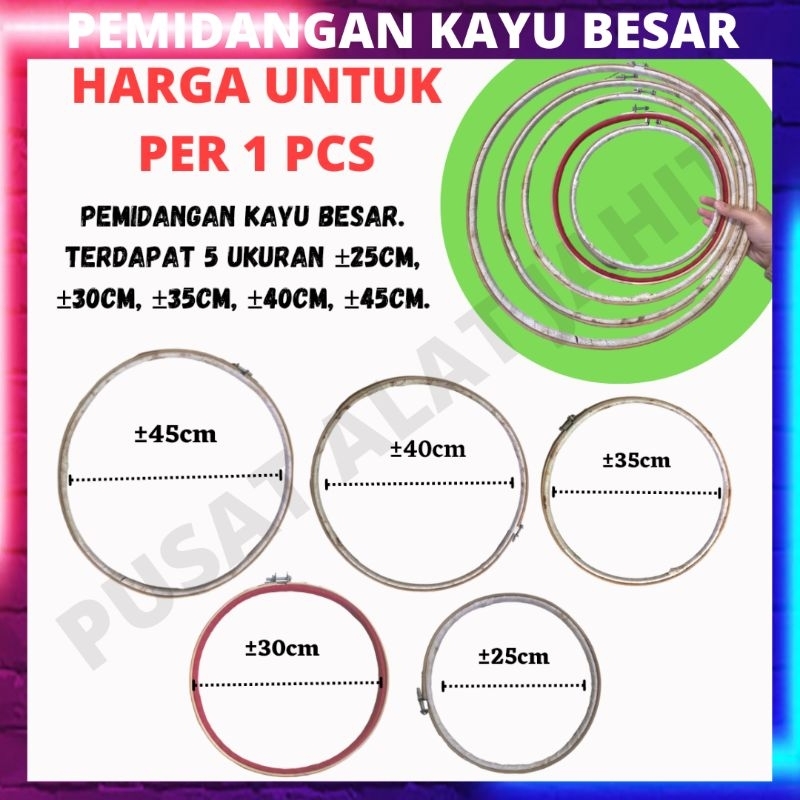 Jual PEMIDANGAN RAM RING HOOP PEMBIDANGAN KRISTIK SULAM EMBROIDERY WOOD ...
