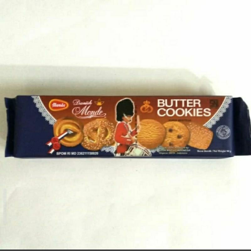 Jual monde butter cookies 90 gram | Shopee Indonesia