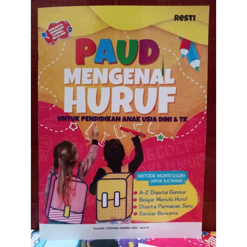 Jual Paud Mengenal Huruf Metode Montessori | Shopee Indonesia