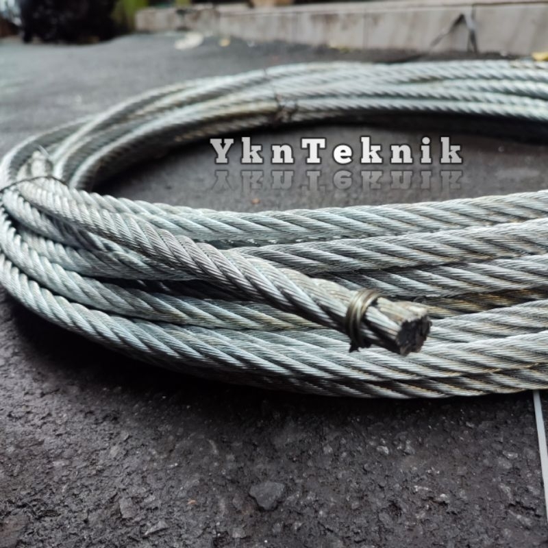 Jual Tali Kawat Seling Baja 1 2 3 4 5 6 8 10 mm Kawat Seling Kawat Baja | Shopee Indonesia
