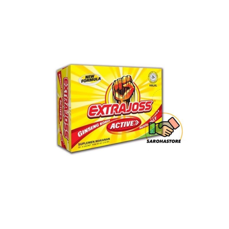 Jual Extra Joss Active Sachet - 1 box isi 12 pcs | Shopee Indonesia