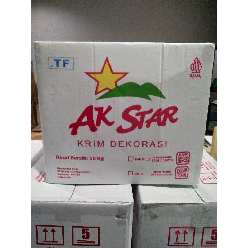 Jual AK STAR BUTTER CREAM REPACK 250 GR | Shopee Indonesia