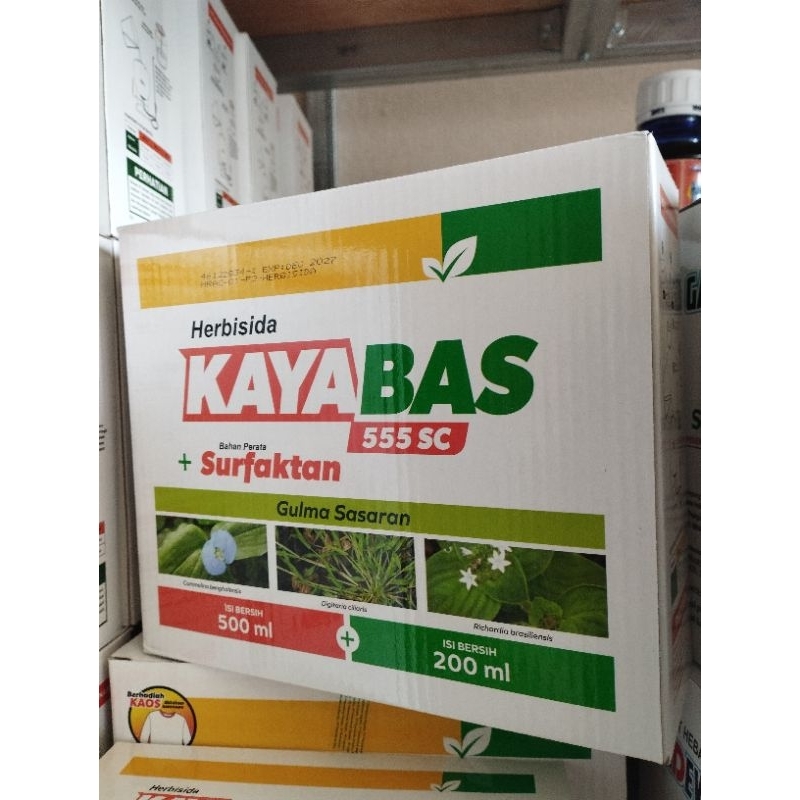 Jual HERBISIDA KAYABAS 555 SC+SURFAKTAN 500ML+200ML SELEKTIF JAGUNG ...