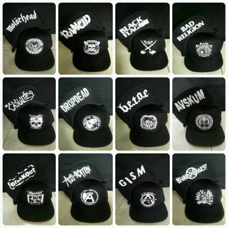 Jual TOPI JARING / TOPI SABLON / TOPI PUNK | Shopee Indonesia