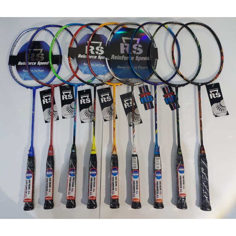 Jual Raket Badminton Merk RS Micron Saber Series + Bonus Tas, Kaos dan ...