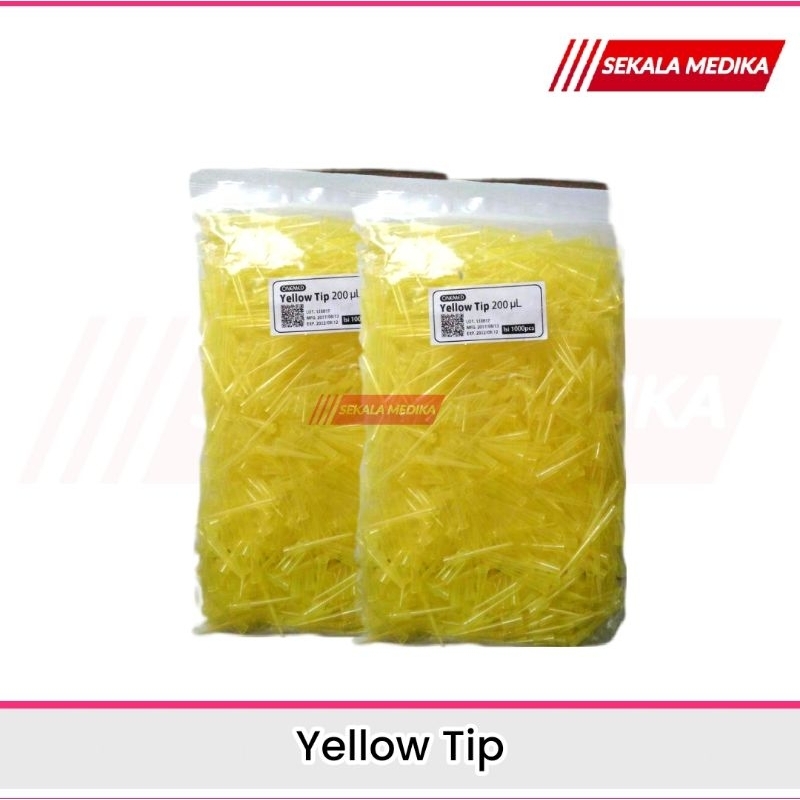 Jual Yellow Tips Micropipet Tips Kuning Isi +/- 1000 Pcs Per Pack ...