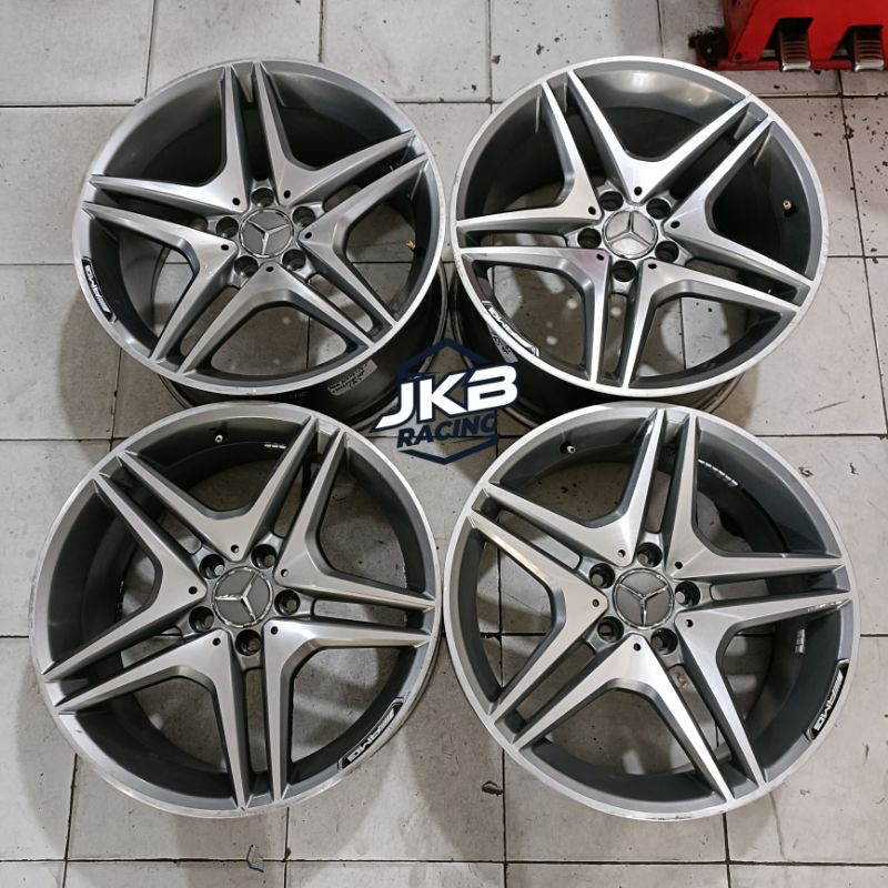 Jual VELG MOBIL SECOND REPLIKA AMG RING 18X8.5-9.5 HOLE 5X112 ET45 ...