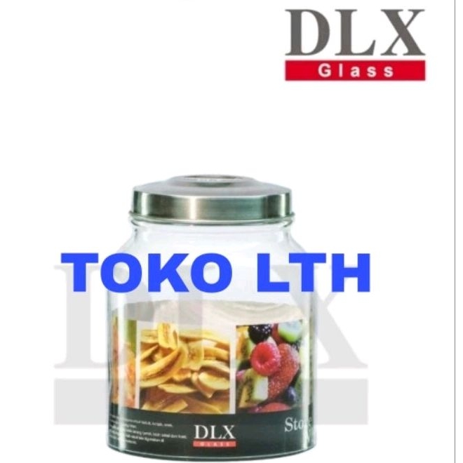 Jual TOPLES KACA KERUPUK MANISE 2 SEAL 9.5 LTR DLX GLASS JAR CANISTER ...