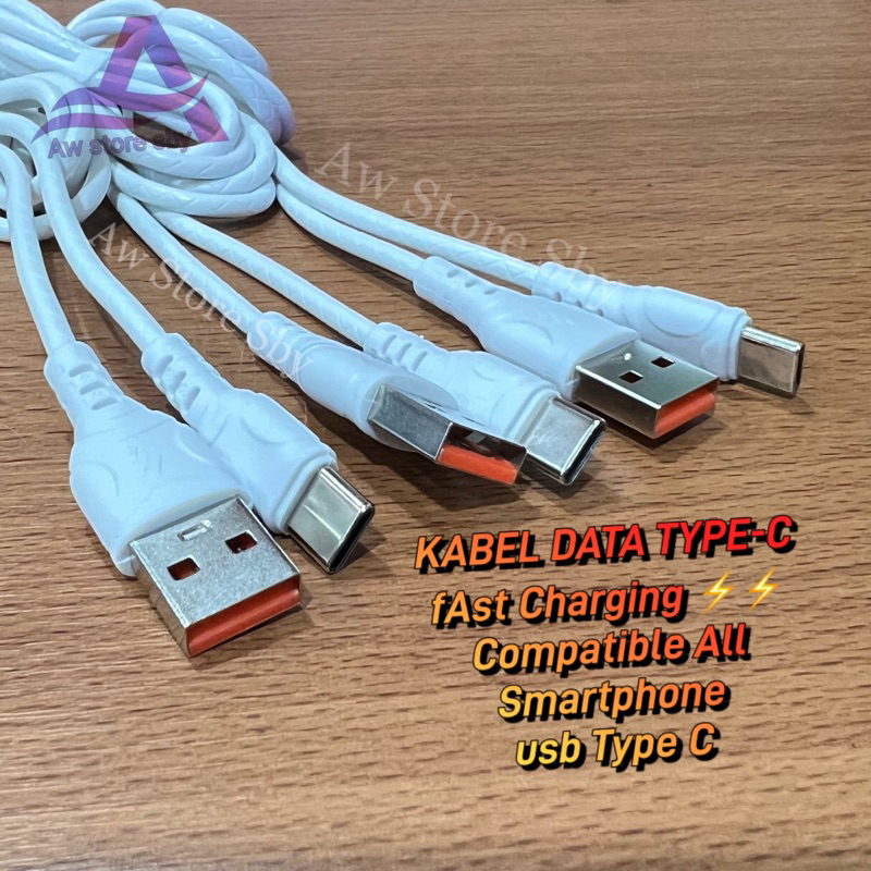 Jual FAST-G KABEL DATA USB TYPE C QUALCOMM FAST CHARGING 2.4A 100cm ...