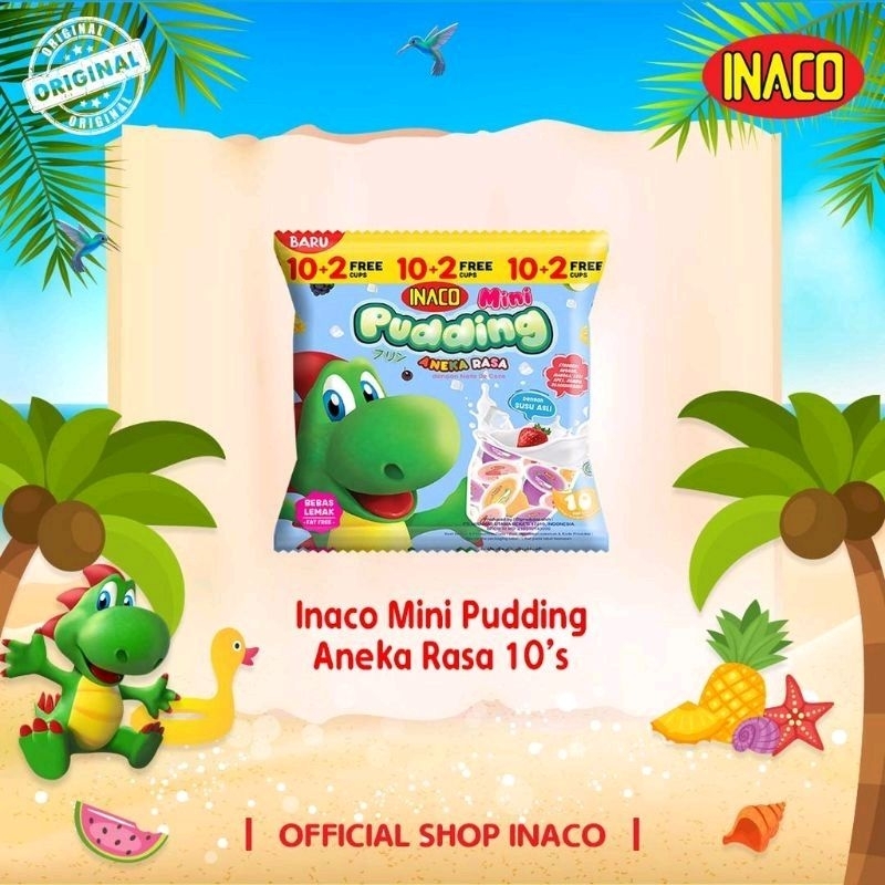 Jual INACO pudding jelly fruit aneka rasa buah 10 + 2 cup | Shopee ...