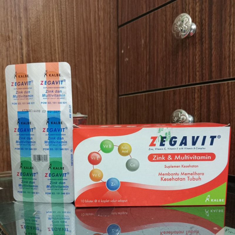 Jual Zegavit ( 1 strip 6 tablet ) | Shopee Indonesia