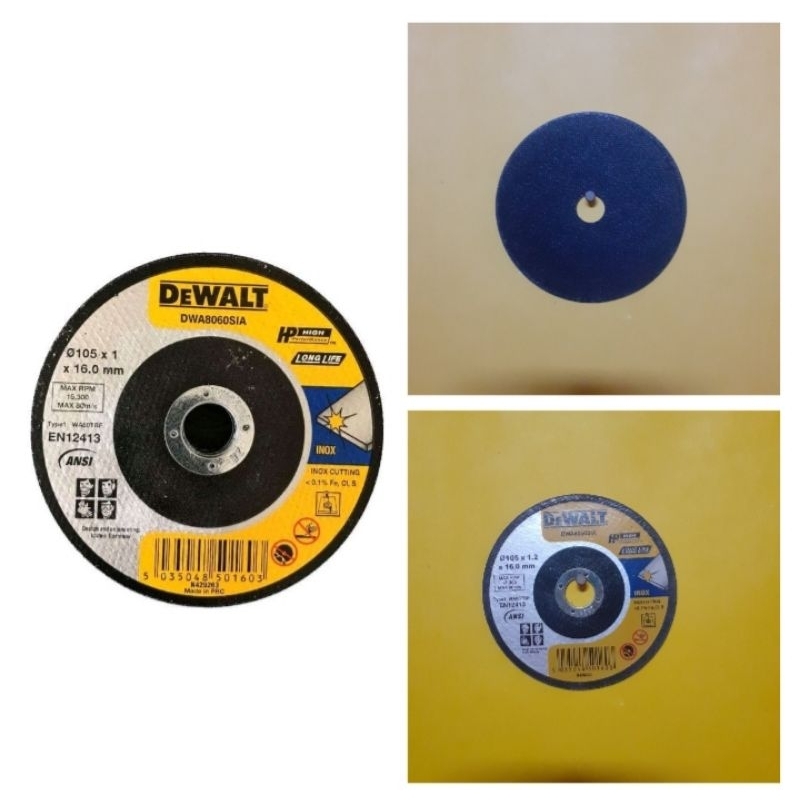 Jual Mata Gerinda Potong Stanlis DWA8060 105x1.2x16.0mm Dewalt | Shopee ...