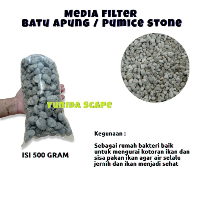 Jual BATU APUNG / PUMICE MEDIA FILTER AQUARIUM DAN KOLAM | Shopee Indonesia