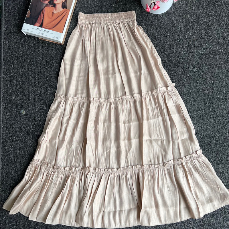 Jual Alesha Skirt | Rok Shimmer Rok Shining Cotton Shimmer | Shopee ...