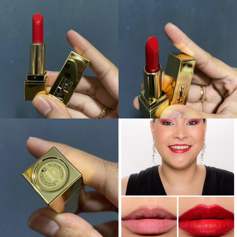 Jual NEW. YSL RPC SHADE 01 (lil defect) | Shopee Indonesia