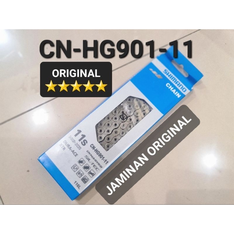 Jual ORIGINALL CHAIN RANTAI SEPEDA SHIMANO CN HG901 11 SPEED DURA ACE ...