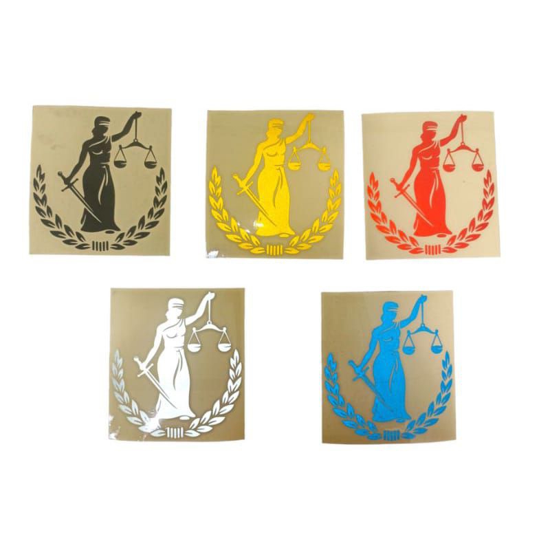 Jual Stiker Hukum Dewi Keadilan / Dewi Justitia Model Baru (Full ...