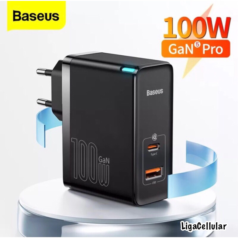 Jual Baseus Adaptor Charger GaN5 Pro 100W PD Fast Charging Laptop ...