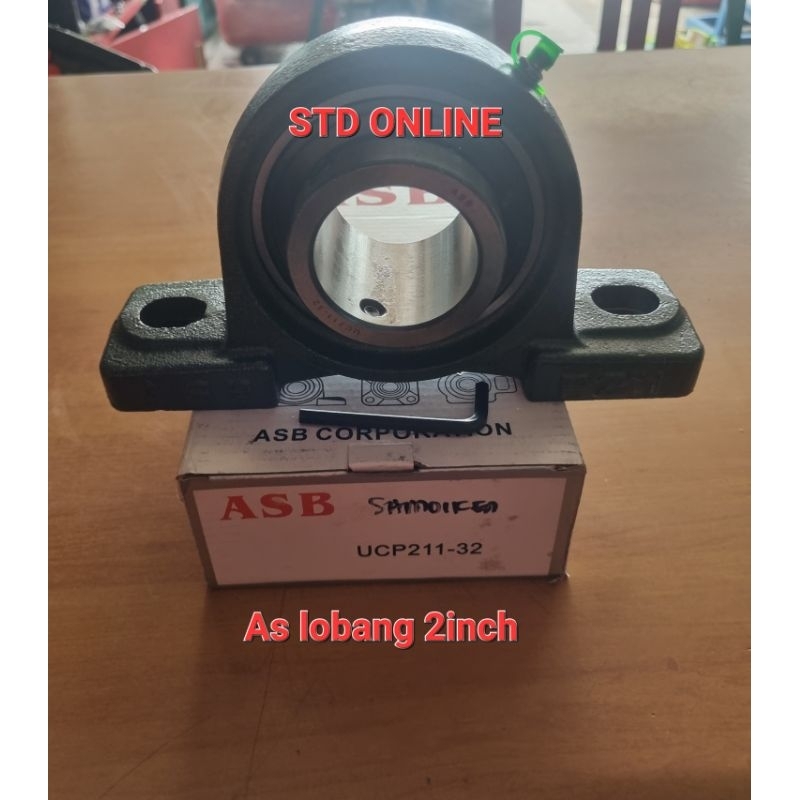 Jual PILLOW BLOCK UCP 211-32 ASB LAHER DUDUK ASB AS 2 INCH | Shopee Indonesia