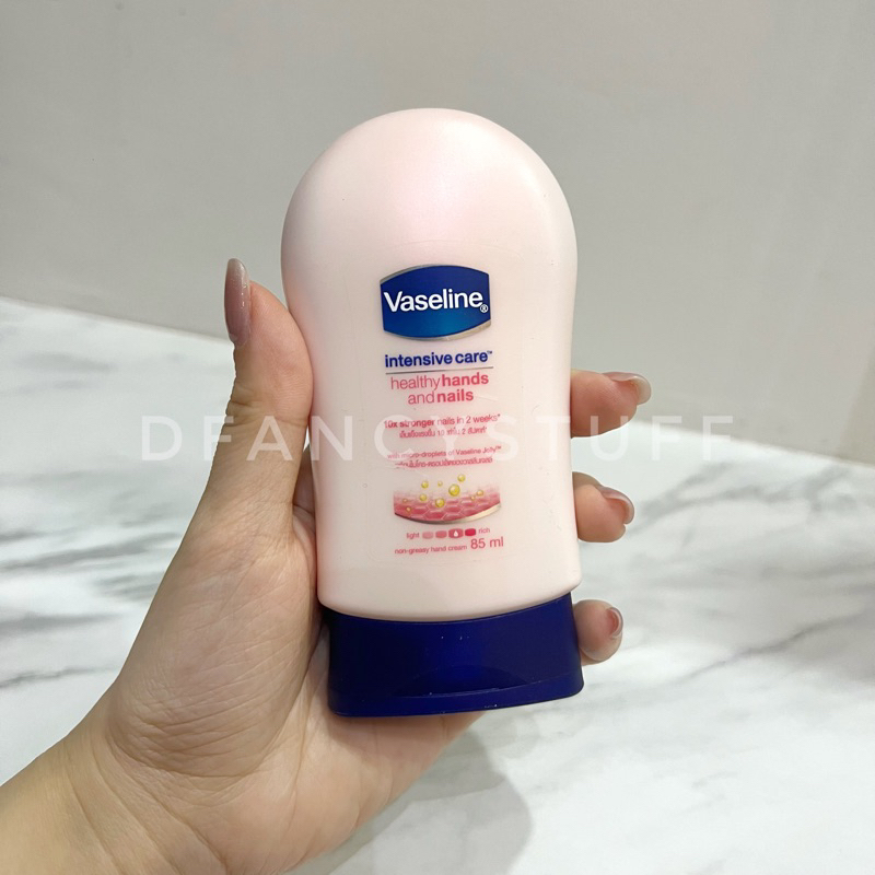 Jual Vaseline Healthy Hands and Nails Hand Cream 85ml Original | Shopee ...