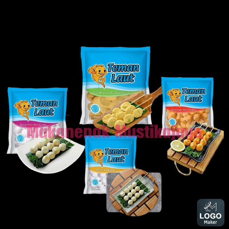 Jual Teman Laut Baso Cumi Ikan Udang 500gr isi 35pcs, pengiriman expres ...
