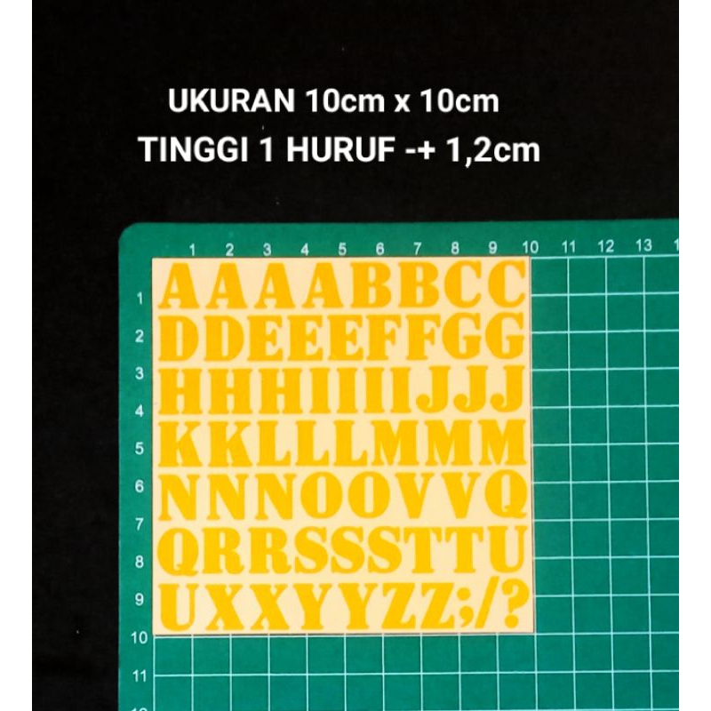 Jual STICKER HURUF STICKER ABJAD CUTTING | Shopee Indonesia