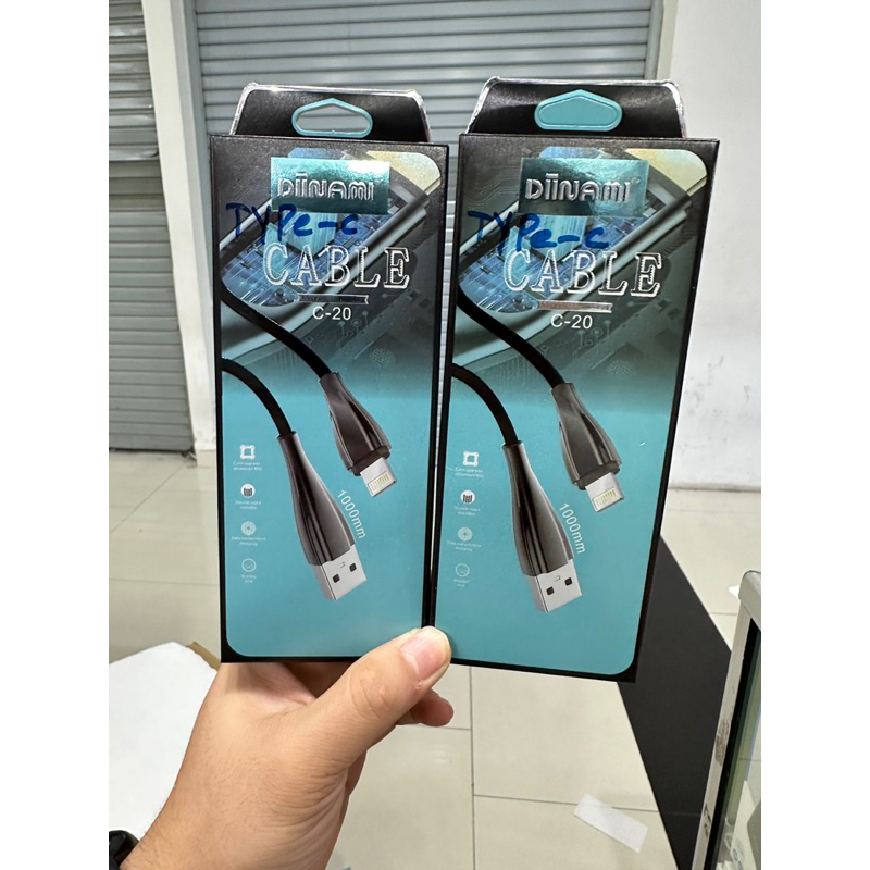 Jual CABLE DATA DIINAMI C-20 USB TYPE C KABEL CASAN FAST CHARGING ...