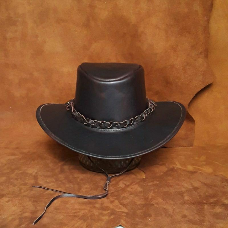 Jual Rangers Hat / Topi Cowboy Kulit Sapi Crazyhorse Handmade | Shopee ...
