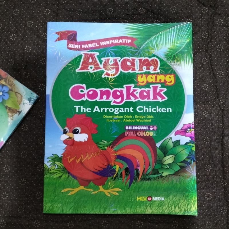Jual BUKU FABEL CERITA ANAK DAN DONGENG BINATANG BILINGUAL ANAK BERUANG ...