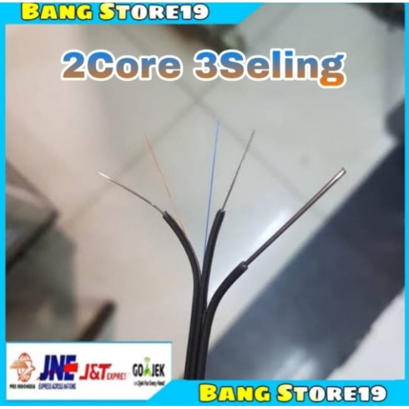 Jual Kabel FO 2Core FTTH Dropcore 12 Core Fiber Optik | Shopee Indonesia