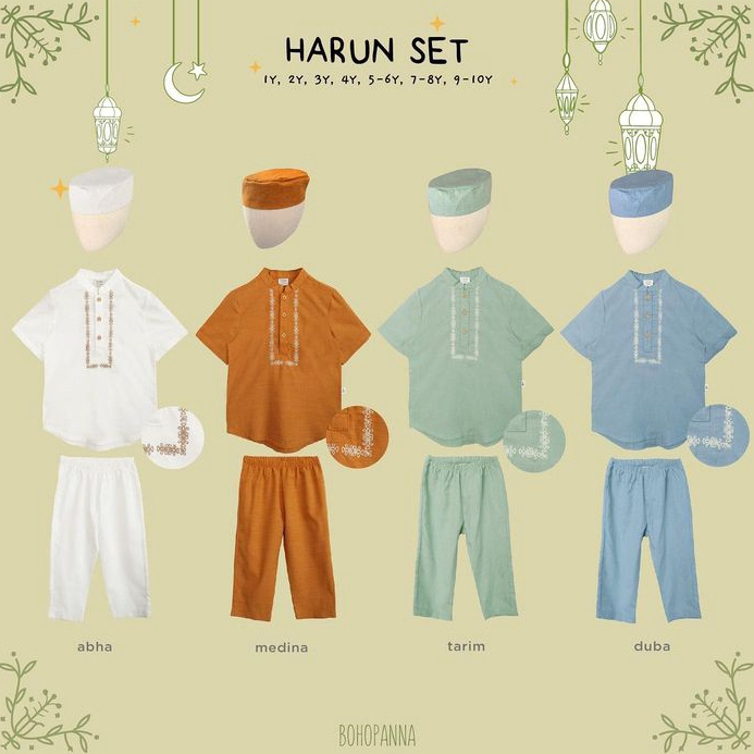 Jual Bohopanna Harun Set / Bohopanna Raya Collection / Baju Koko Anak | Shopee Indonesia