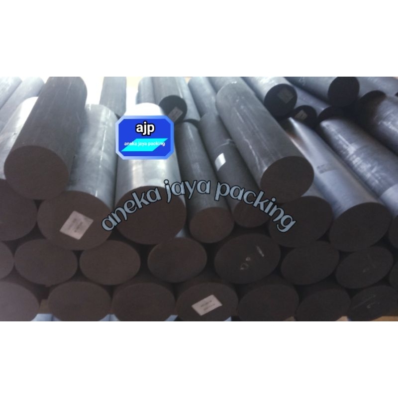 Jual carbon brush rod 65mm x 30cm as karbon arang / grafhite batangan ...