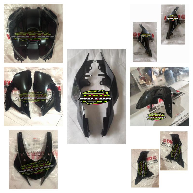 Jual Paket full body halus r15 v4 hitam asli original yamaha | Shopee ...