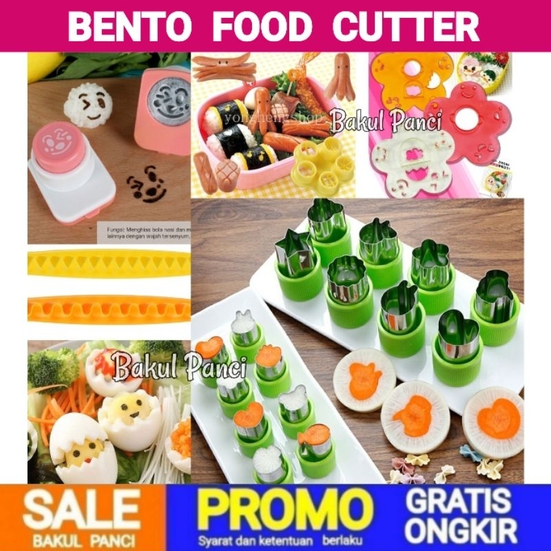 Jual BENTO CETAKAN PEMOTONG BUAH SAYUR FRUIT VEGETABLE MOLD - EGG SOSIS ...