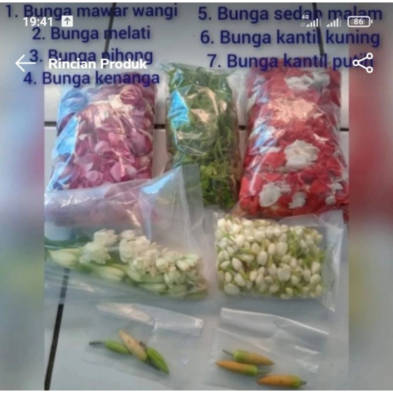 Jual Kembang 7 rupa Komplit segar, Bunga 7 rupa 1 Kantong | Shopee ...