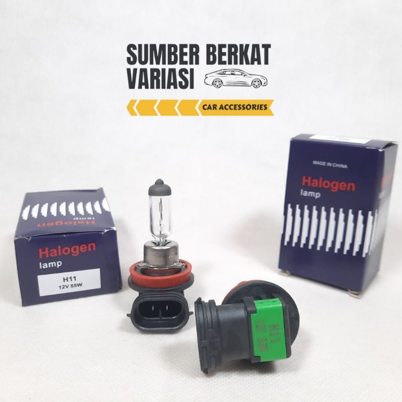 Jual Bohlam Lampu Mobil Tipe Socket H11 12V 55W | Shopee Indonesia