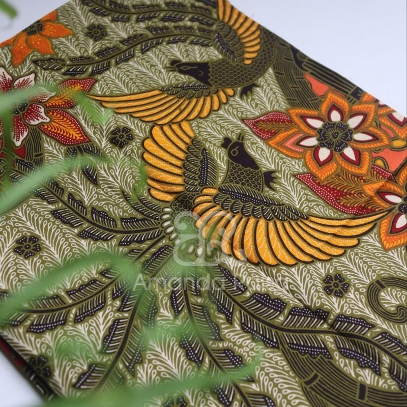 Jual Kain Batik Meteran Potongan Motif Merak Ijo | Shopee Indonesia