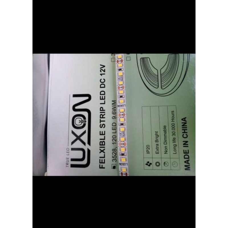 Jual LUXON led strip 2835 5050 ip33 12v 12 volt led pita flexibel drop ...